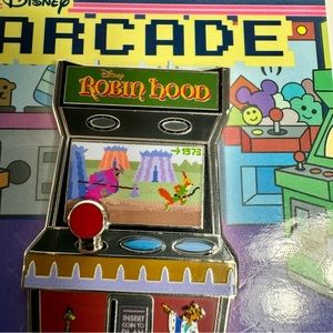 Disney | Accessories | Nwt Disney Robin Hood Disney Arcade Game Machine ...